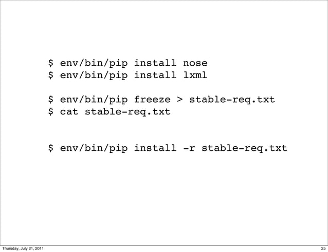 Writing a Crawler with Python and TDD | PPT