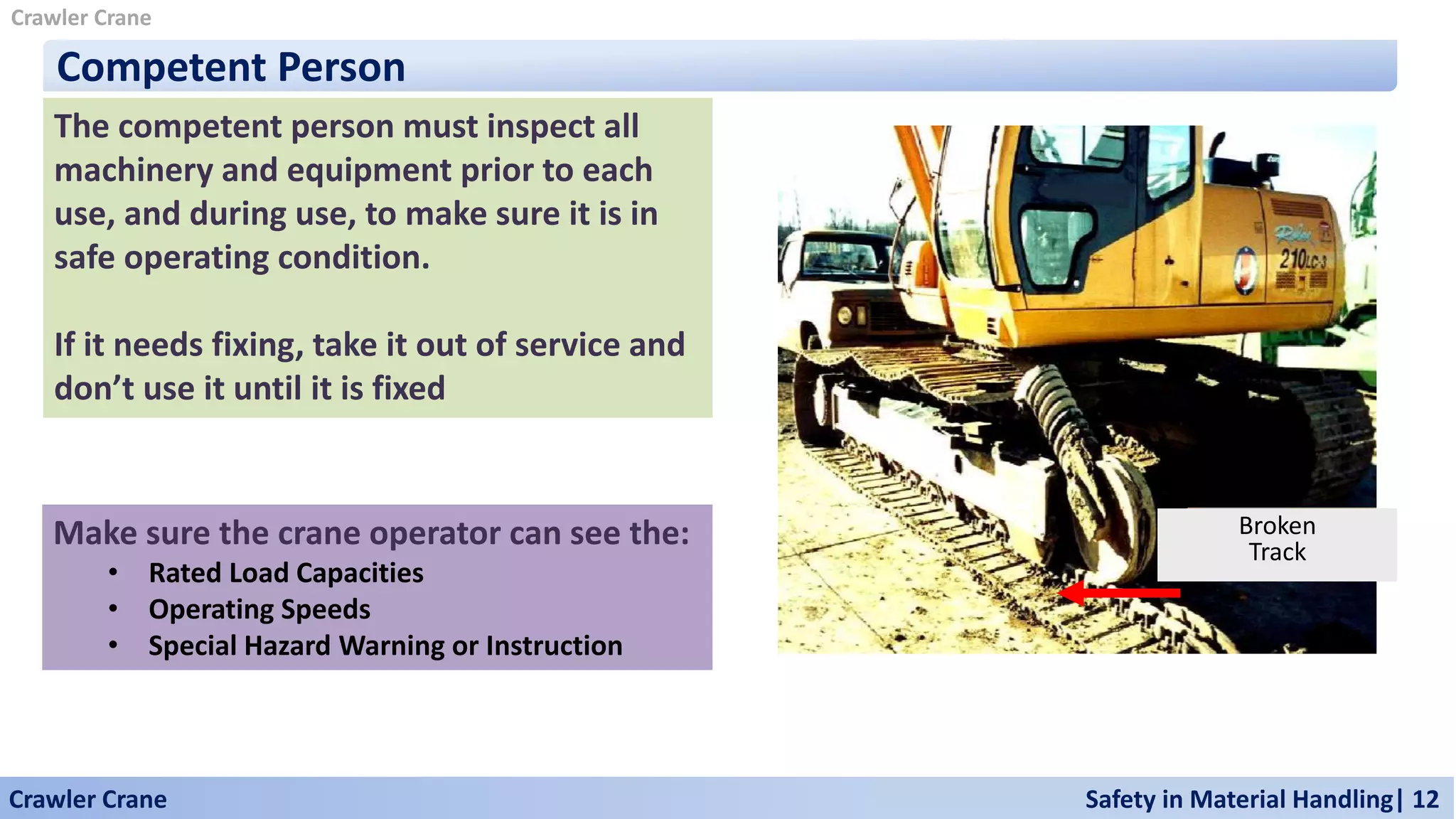 Crawler crane introduction | PPTX