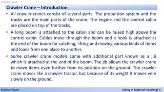 Crawler crane introduction | PPTX