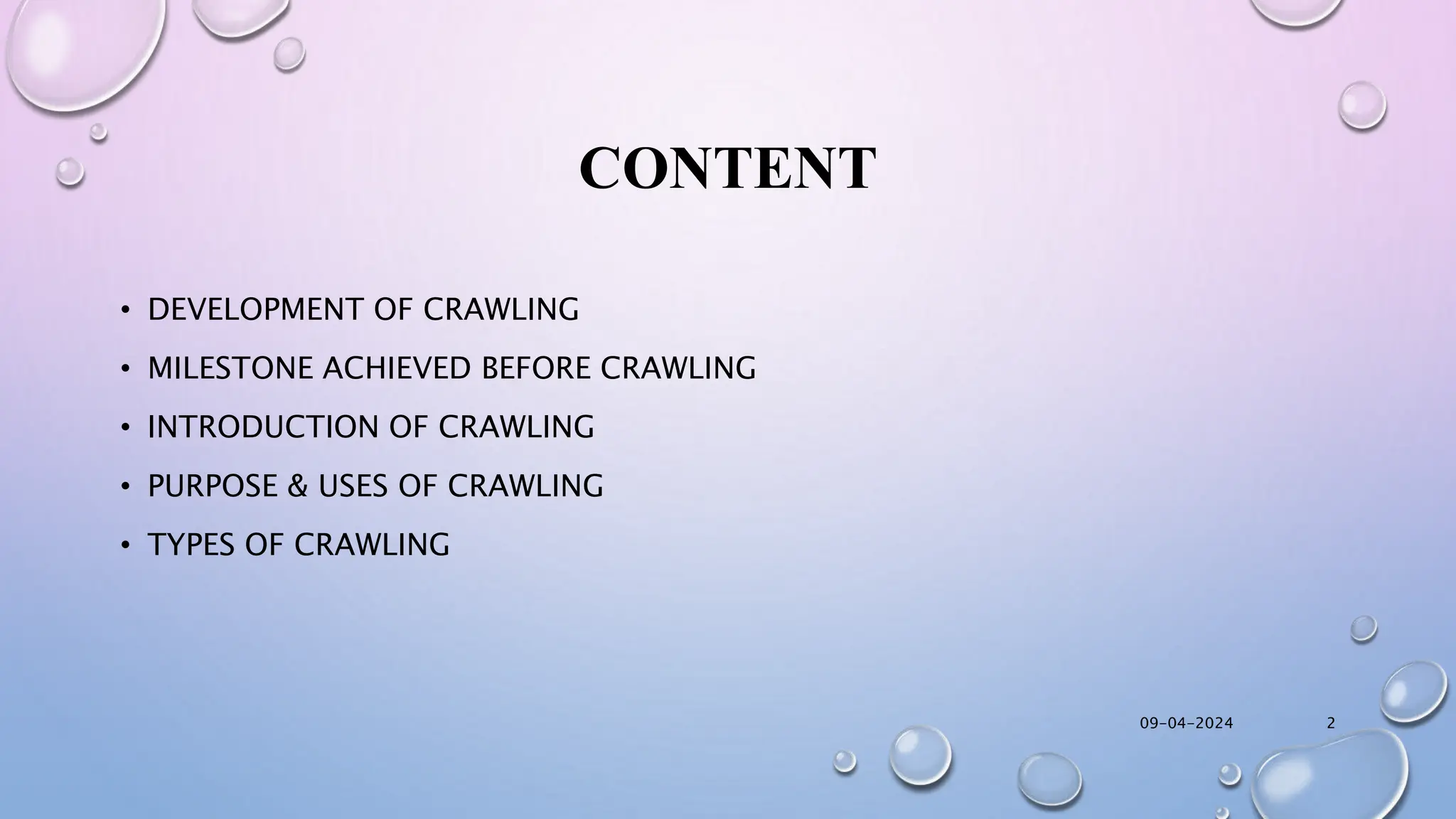 CRAWLING EXERCISES by Dr. Aneri.....pptx