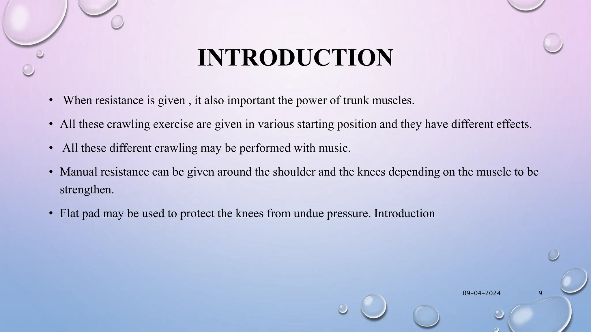 CRAWLING EXERCISES by Dr. Aneri.....pptx