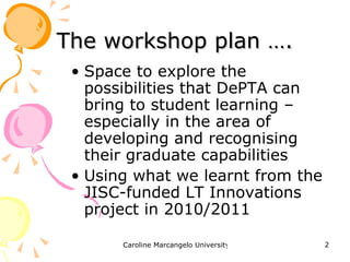 Digitally enhanced Patchwork Text Assessment workshop | PPT