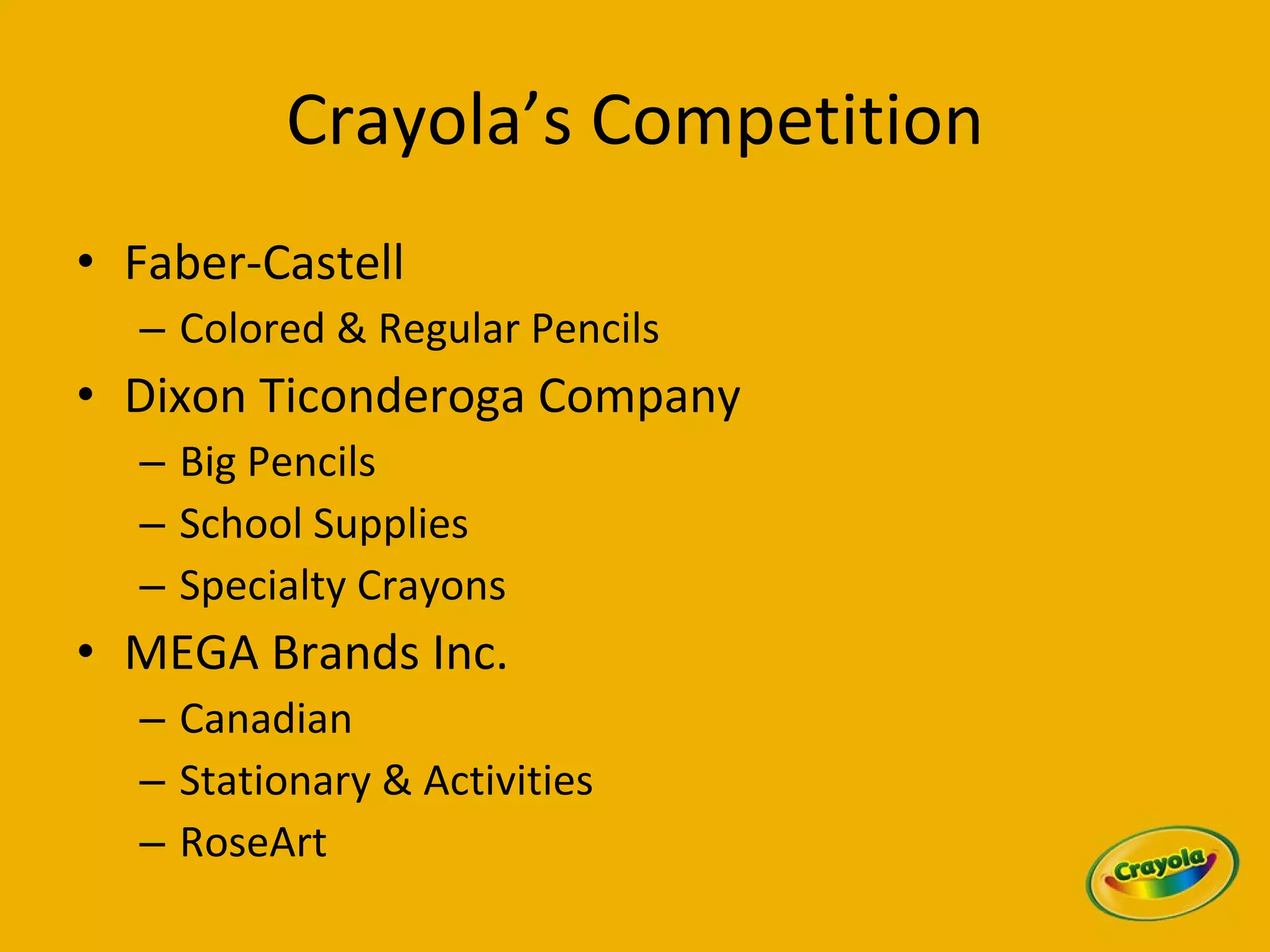 Crayola Initial Presentation | PPT