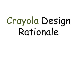 Crayola website | PPTX