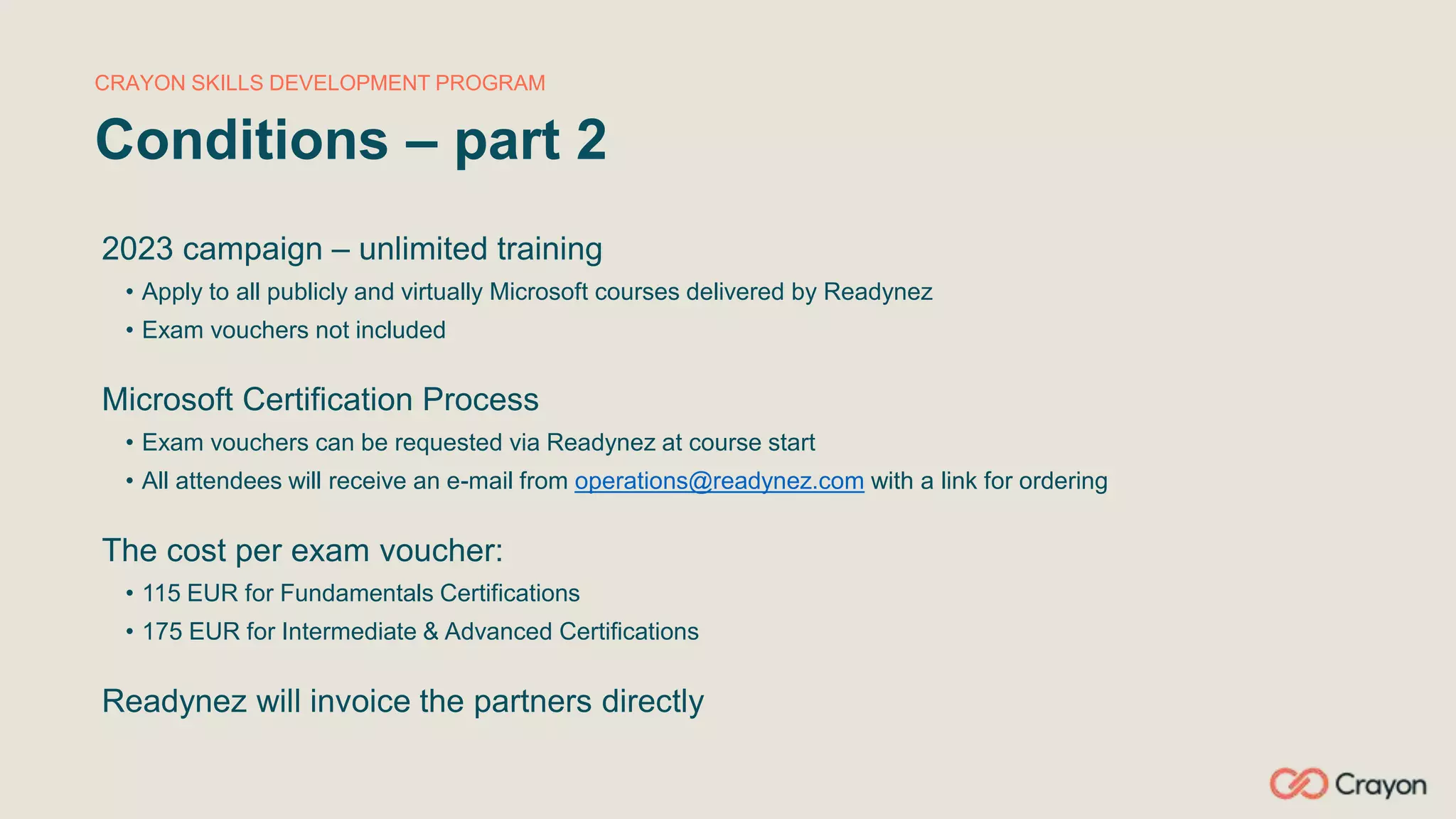 Crayon - Partner Skills Development Training - Partner presentation ...