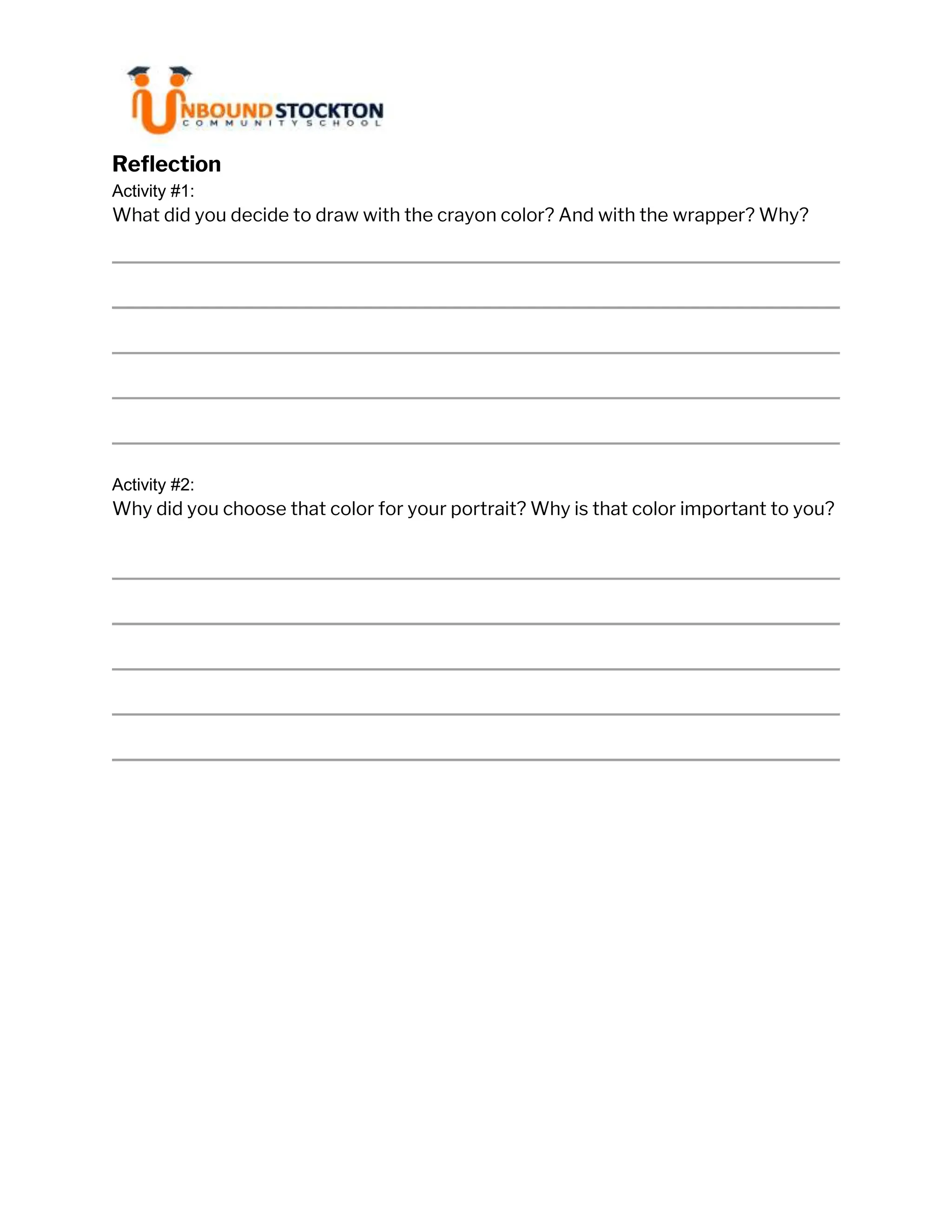 Crayon Activity Handout For the Crayon A | DOCX