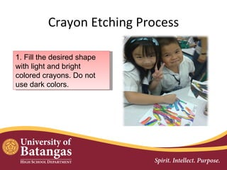 Crayon etching | PPT