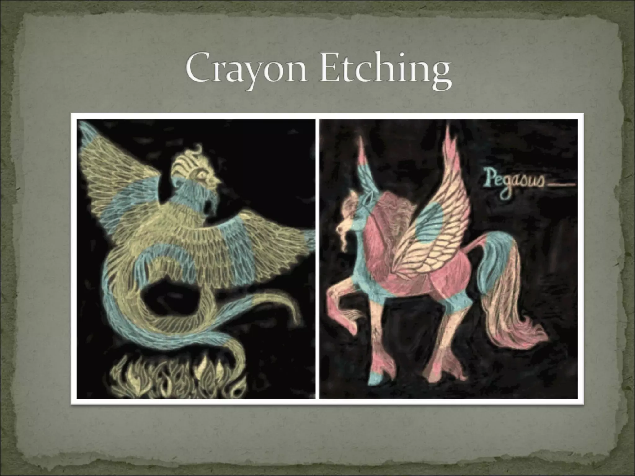 Crayon etching | PPT