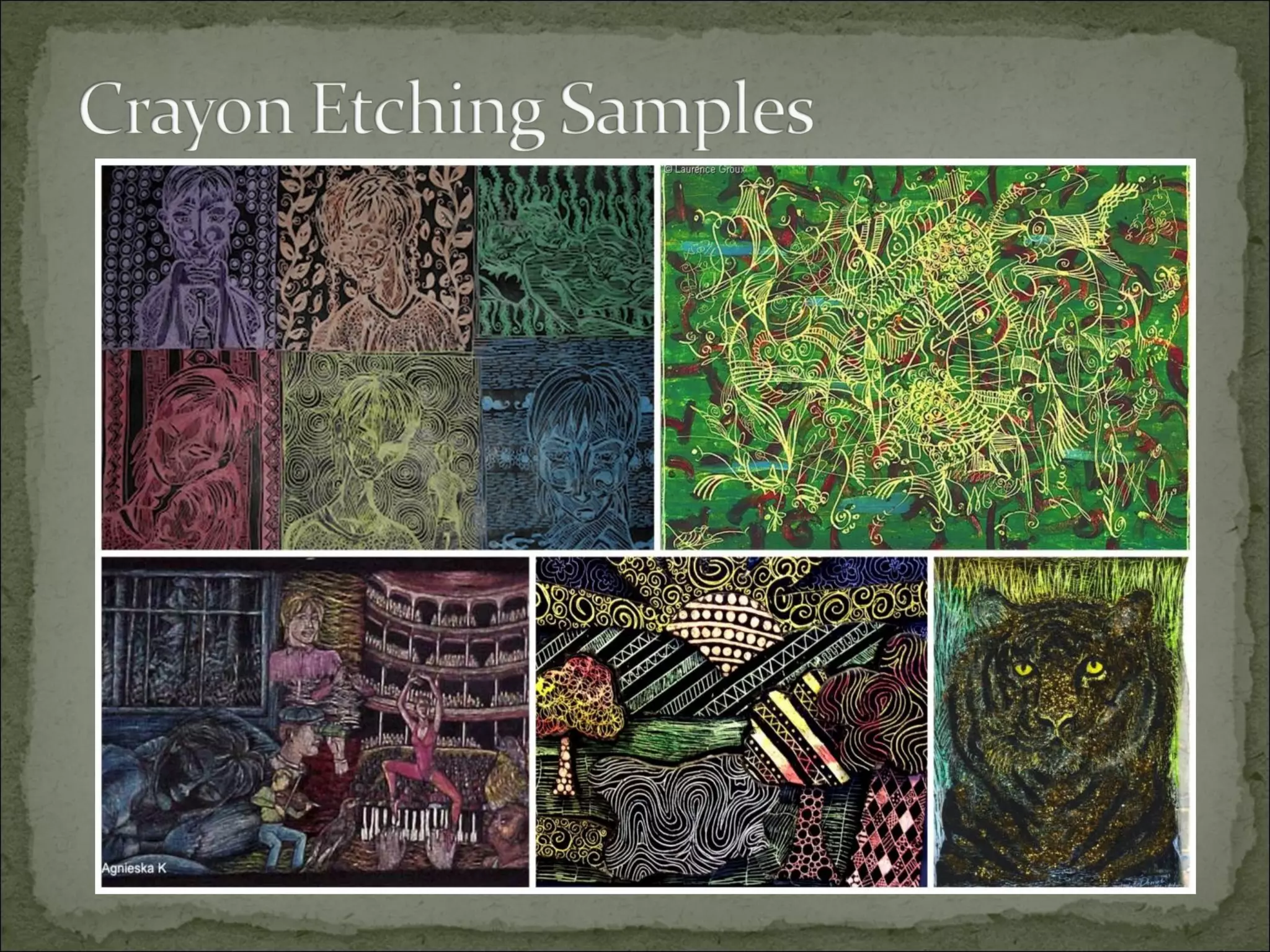 Crayon etching | PPT