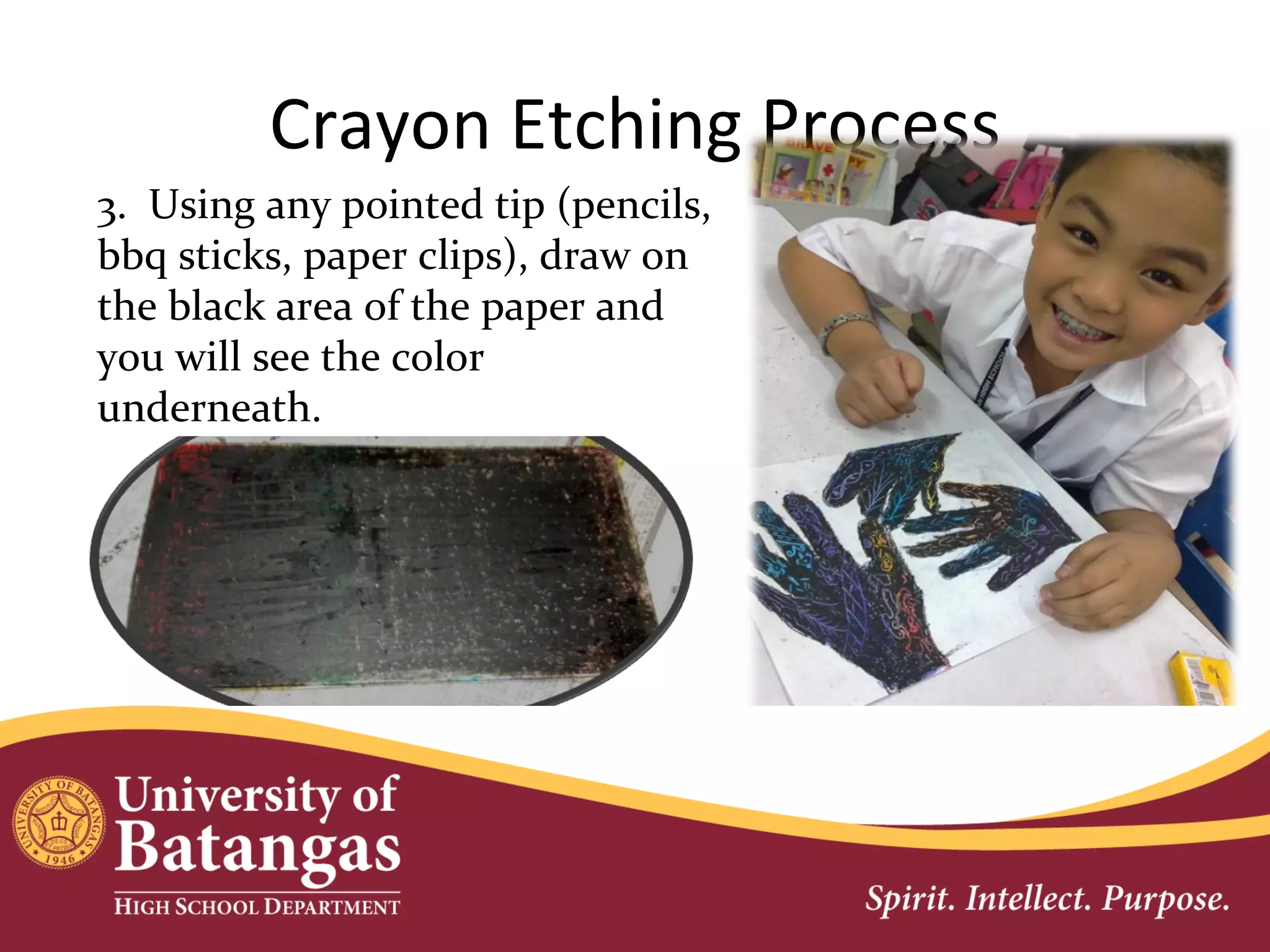 Crayon etching | PPT