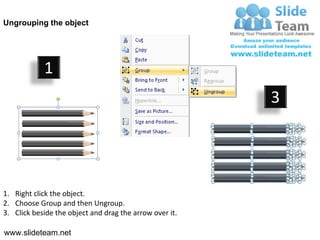 Crayons and pencils design 2 powerpoint presentation templates. | PPT