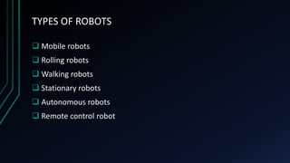 Robotics and Robot | PPT