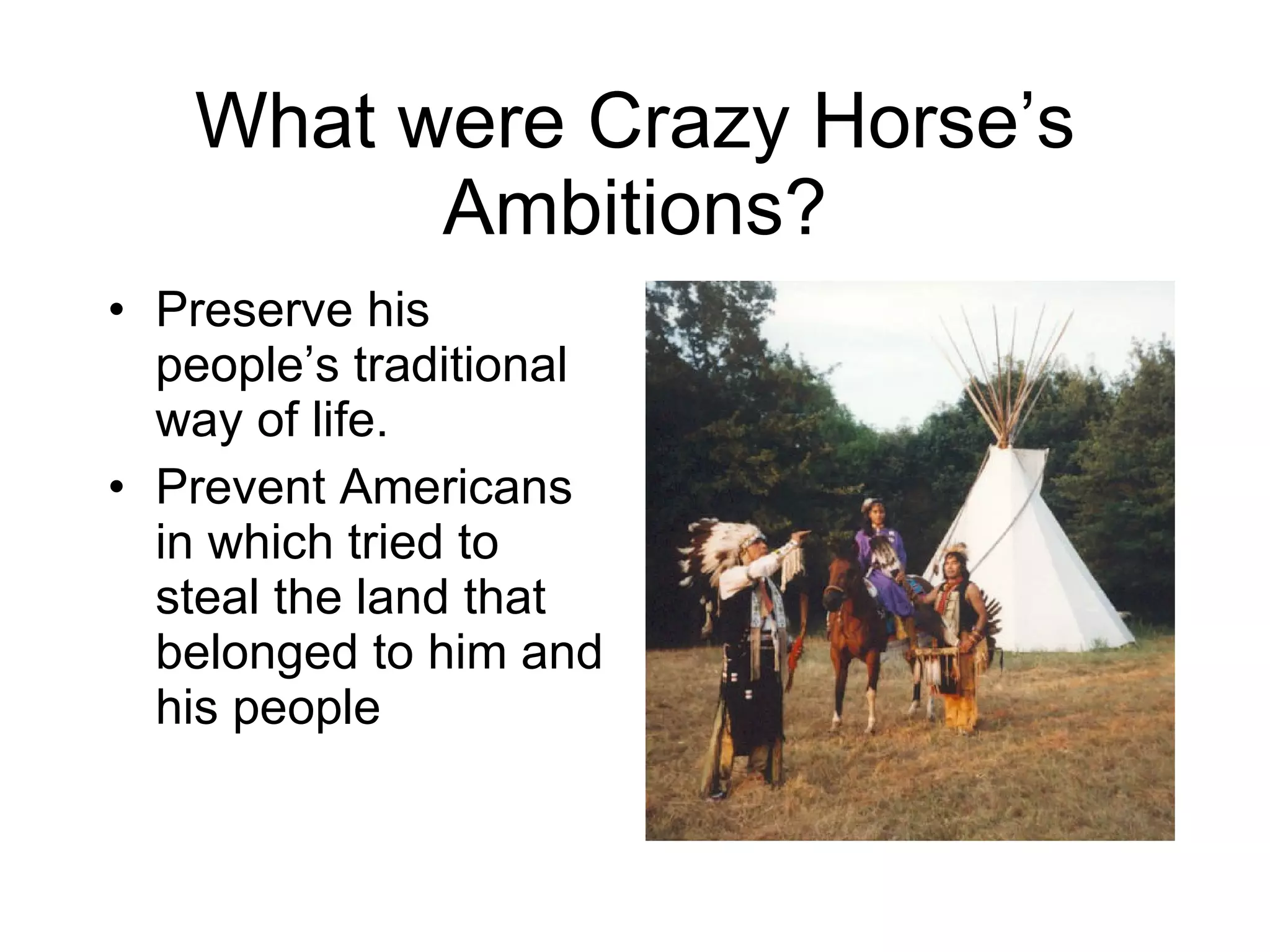 crazy Horse (Power Point Presentation) | PPT