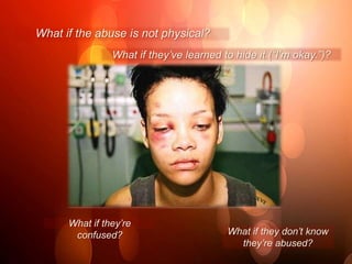 Crazy Glue: Recognizing the Emotionally Abused Client | PPTX