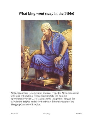The Crazy King | PDF