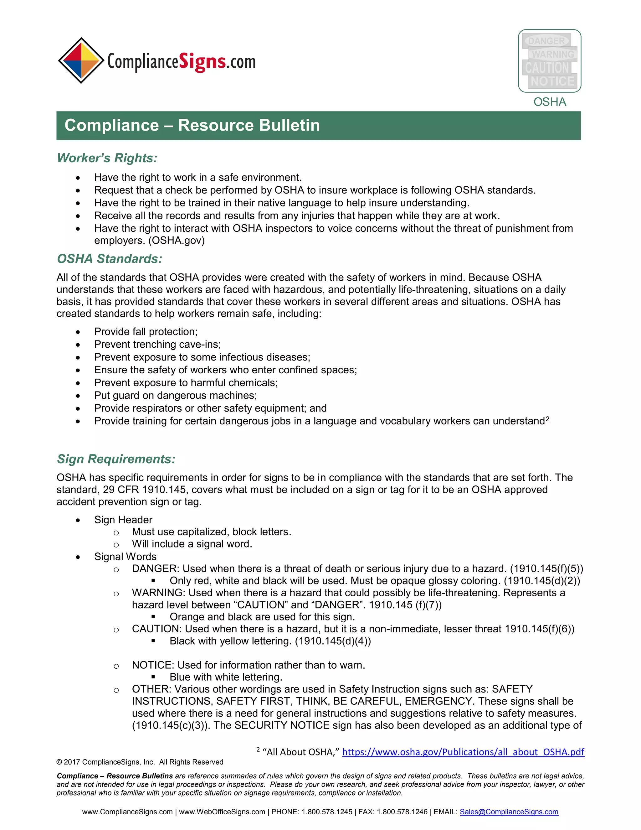 OSHA Safety Signs and Labels | PDF | First Aid | Injuries