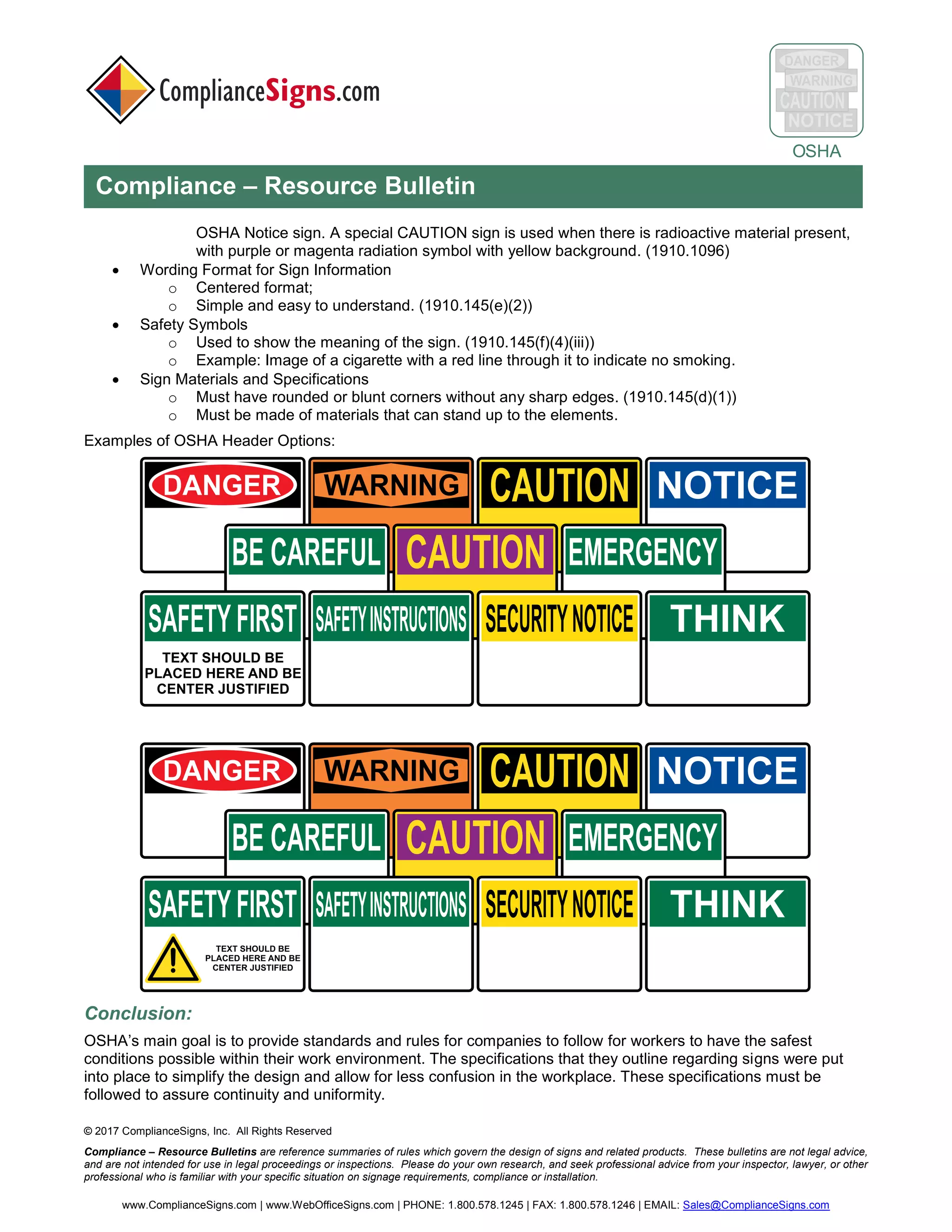 OSHA Safety Signs and Labels | PDF | First Aid | Injuries