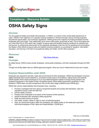 OSHA Safety Signs and Labels | PDF | First Aid | Injuries