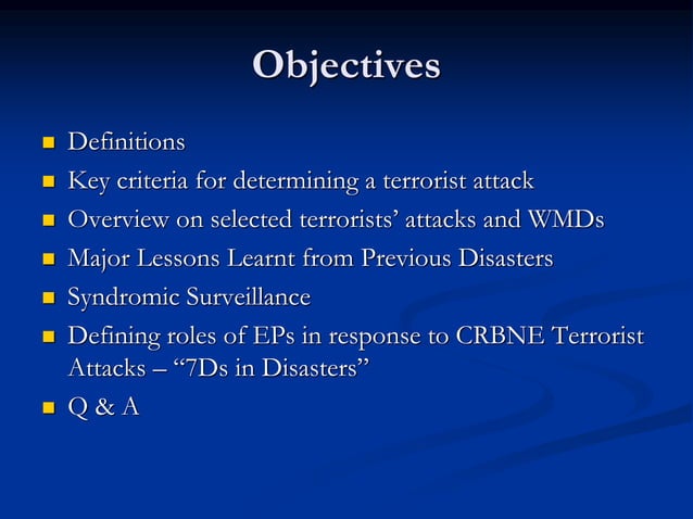 CBRNE - An Introduction | PDF | First Aid | Injuries