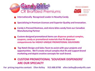 CANDYRIFIC Branded Premiums 2014-15 Catalog | PPT