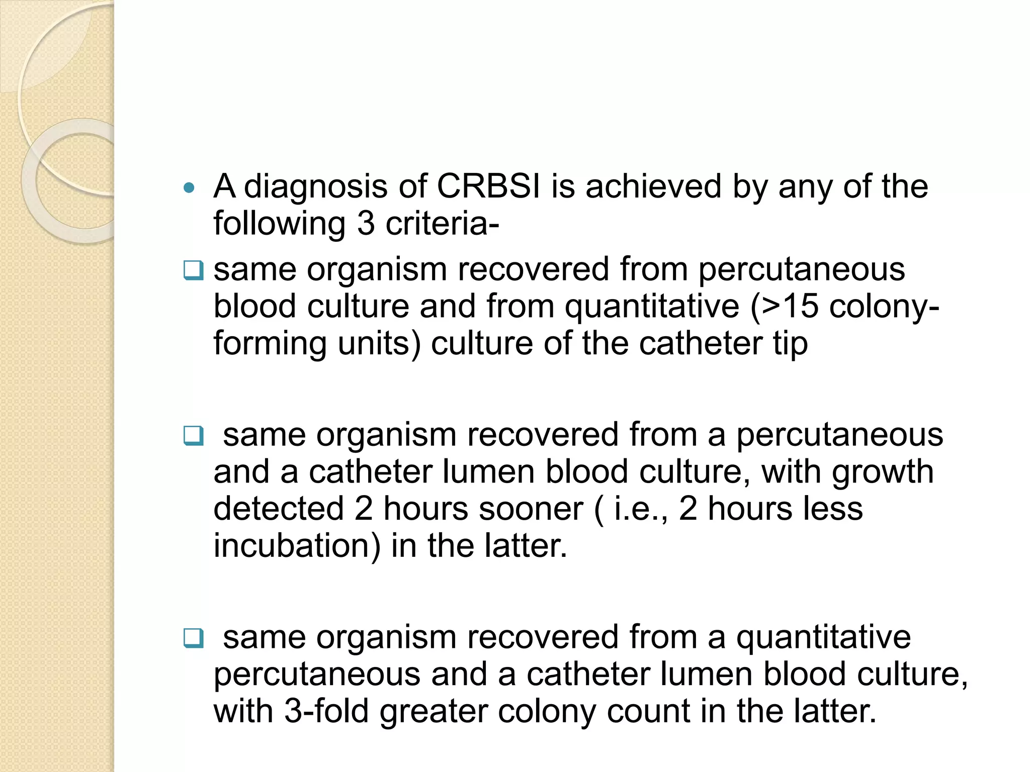 catheter related blood stream infections-complete material | PPTX