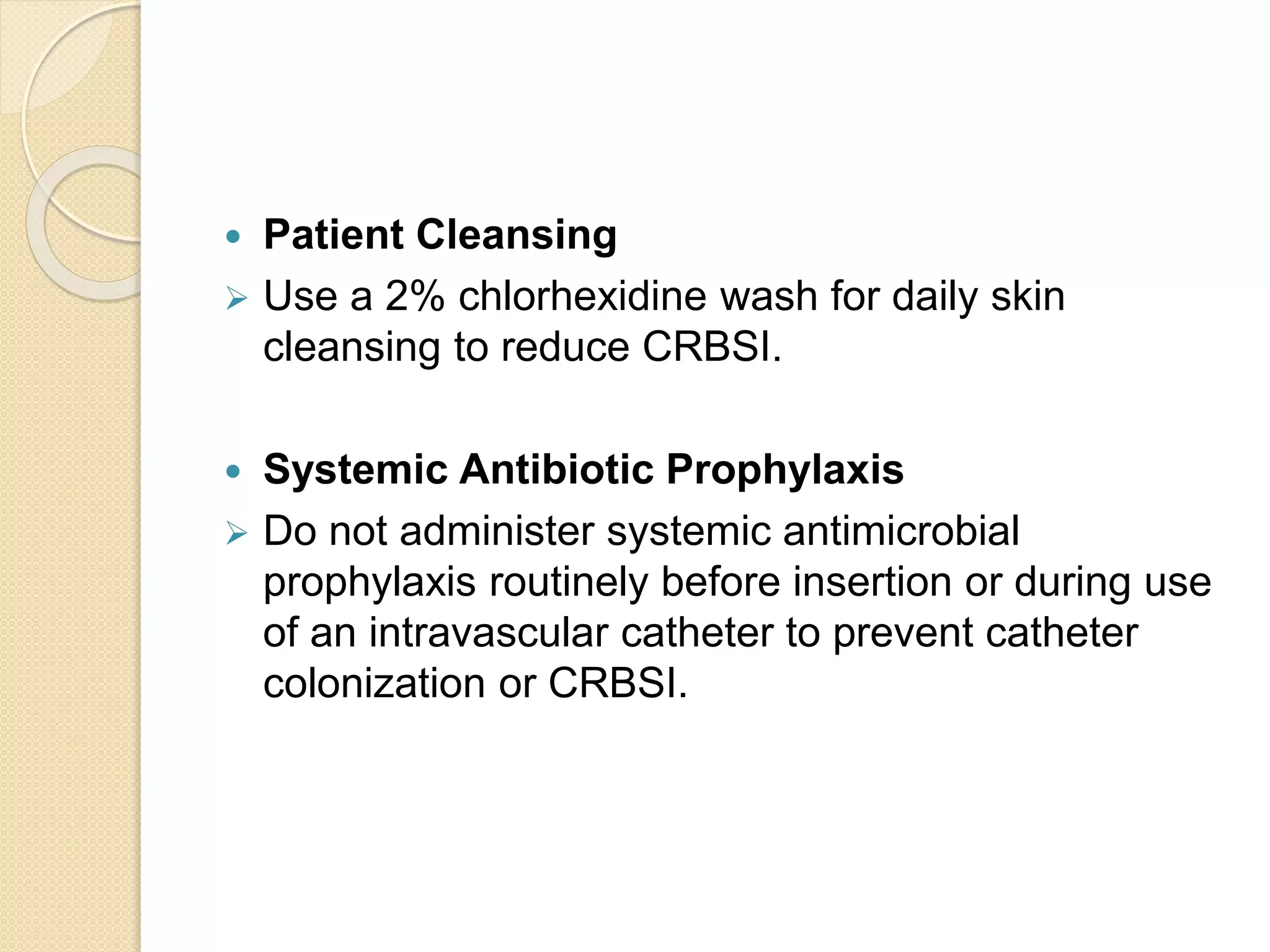 catheter related blood stream infections-complete material | PPTX