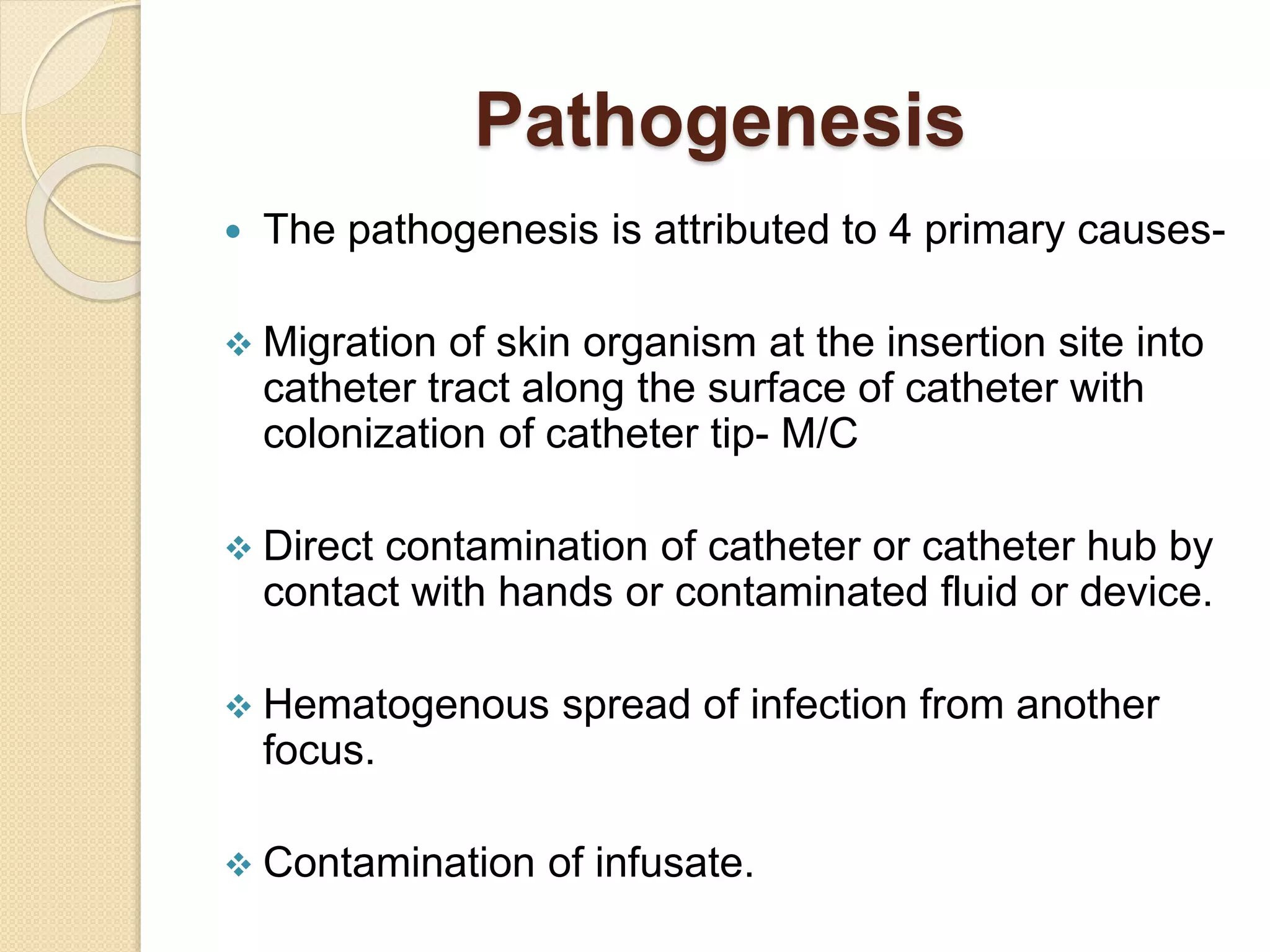 catheter related blood stream infections-complete material | PPTX