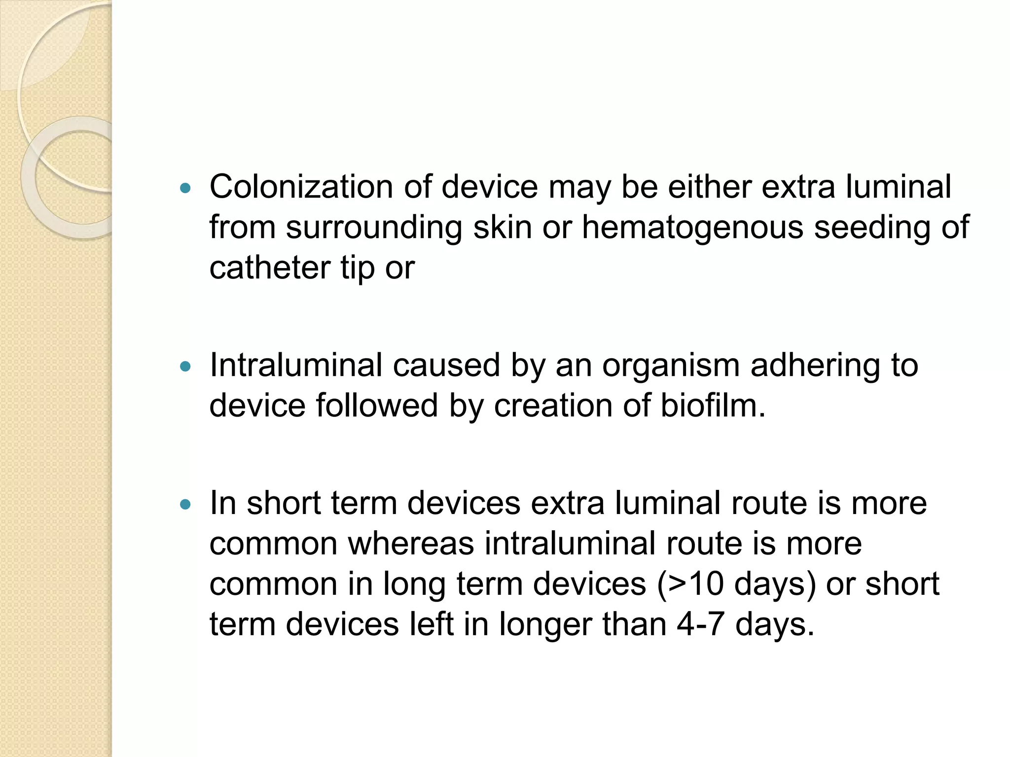 catheter related blood stream infections-complete material | PPTX