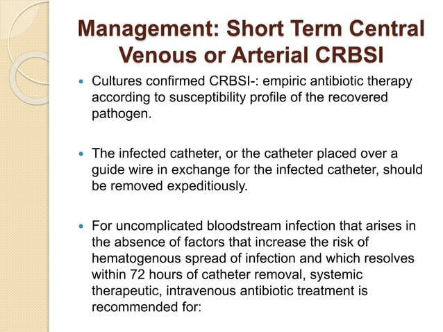 catheter related blood stream infections-complete material | PPTX