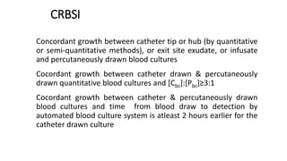 CRBSI DCCS.pptx | Infectious Diseases | Diseases and Conditions