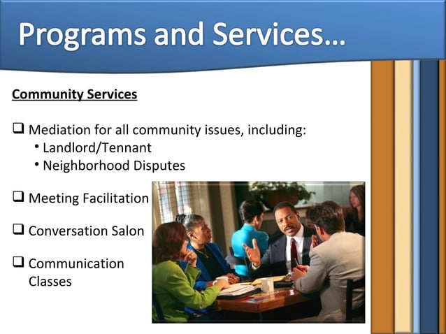 Conflict Resolution Center | PPT