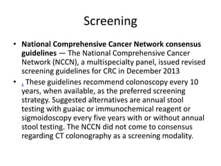 Colorectal Cencer | PPT