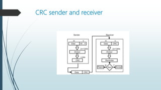 Flow control and error control techniques in the data link layer ...