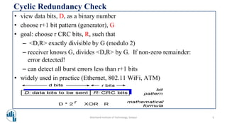 Cyclic Redundancy check approach for Error Detection | PPTX | Computer Networking | Computing