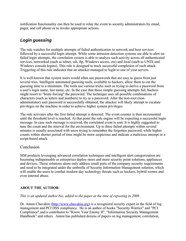 Security Event Analysis Through Correlation Doc Information And Network Security Computing