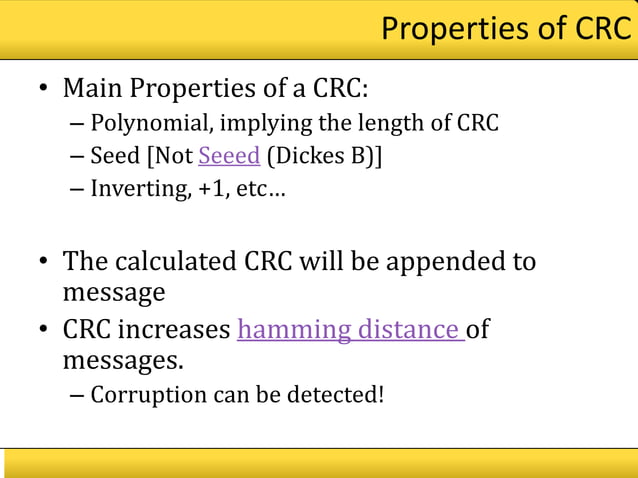 Crc And Its Effective Pptx