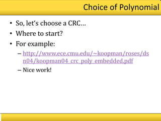 CRC and its effective | PPTX