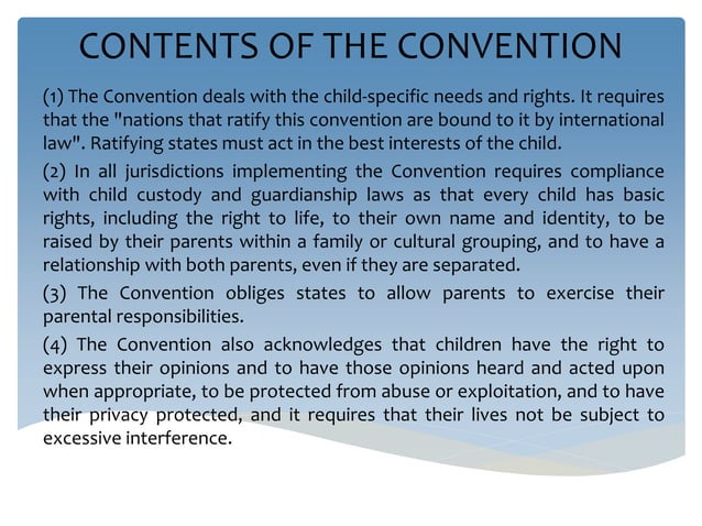 United Nations Convention on the Rights of the Child 1989 | PPTX