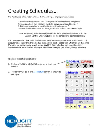 NEXLIGHT CRC6100 PROGRAMMING MANUAL | PDF