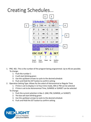 NEXLIGHT CRC6100 PROGRAMMING MANUAL | PDF