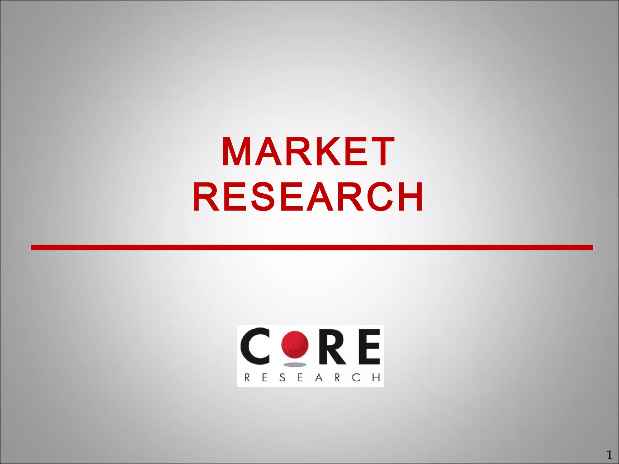 CORE RESEARCH CAPABILITIES | PPT