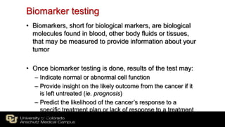 All you need to know about Biomarkers: Sept 2017 Webinar | PPTX