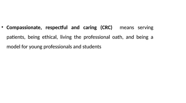 Compassionate and respectful care for nursing and midwives | PPTX