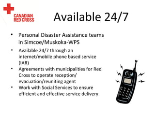 Canadian Red Cross Disaster Management | PPT