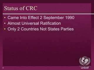 CRC:Rights of a Child | PPT