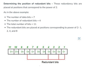 CRC_HAMMING code generation in computer networks | PPT