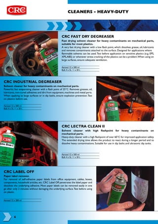 Crc industrial literature | PDF
