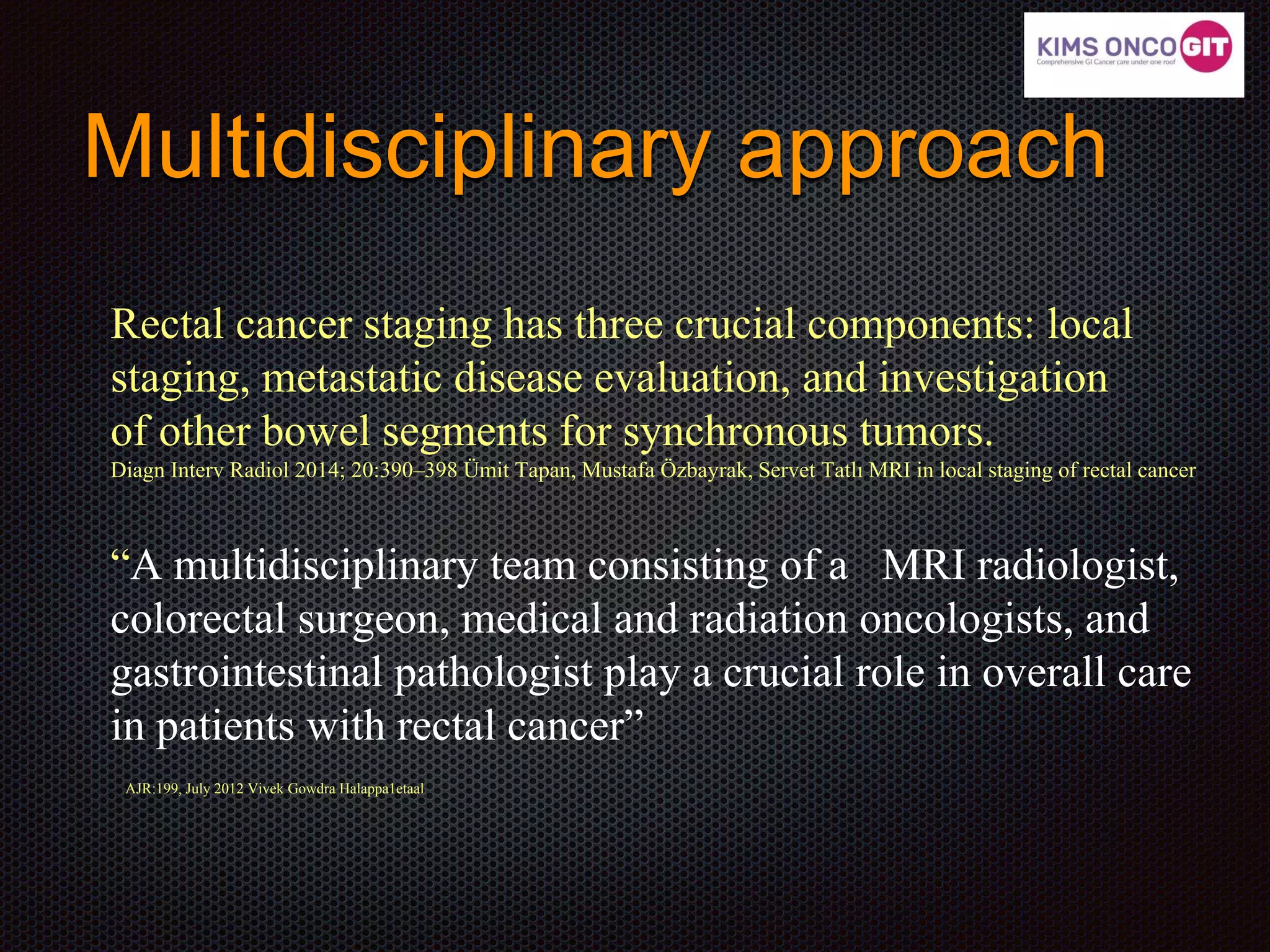 Ca Rectum Imaging | PPTX