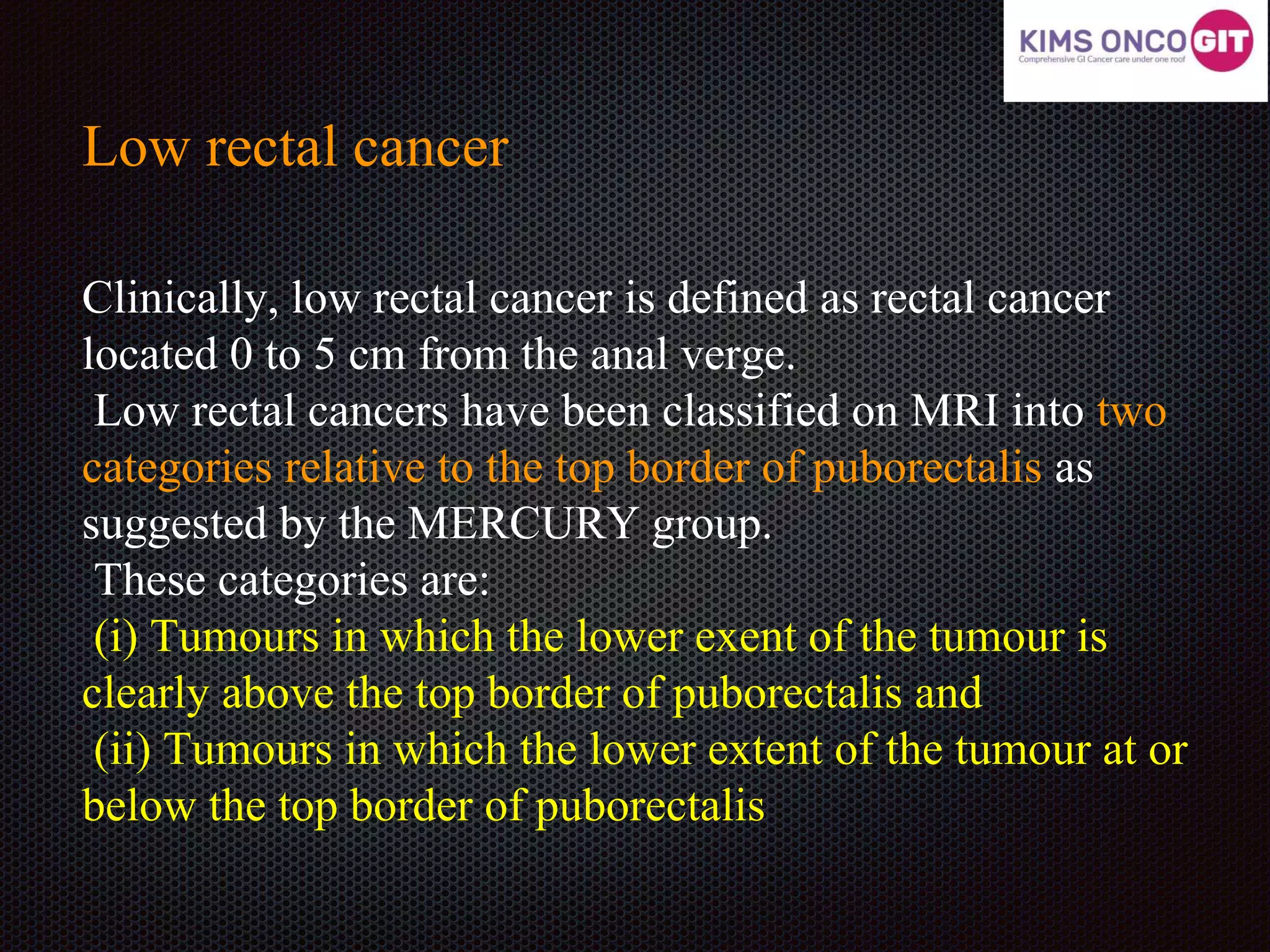 Ca Rectum Imaging | PPTX