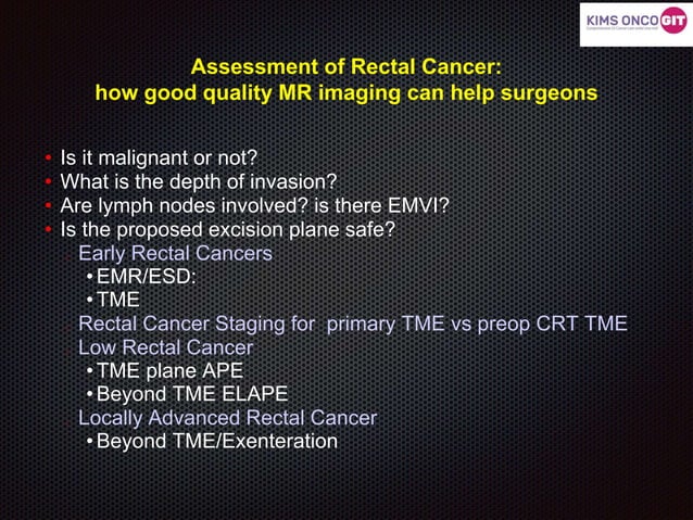 Ca Rectum Imaging | PPTX | Digestive Disorders | Diseases and Conditions